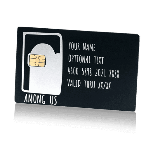 Premium Metal Cards & Custom Engraven Card Designs - Lion Card