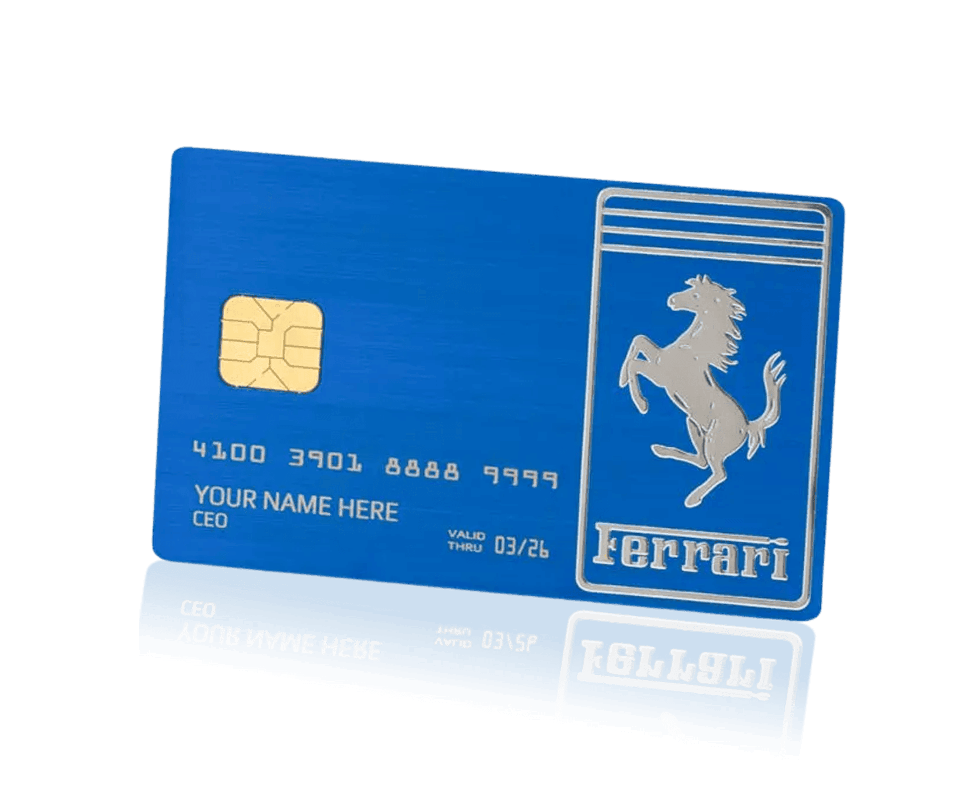 Ferrari (Metallic Foil) - Lion Card