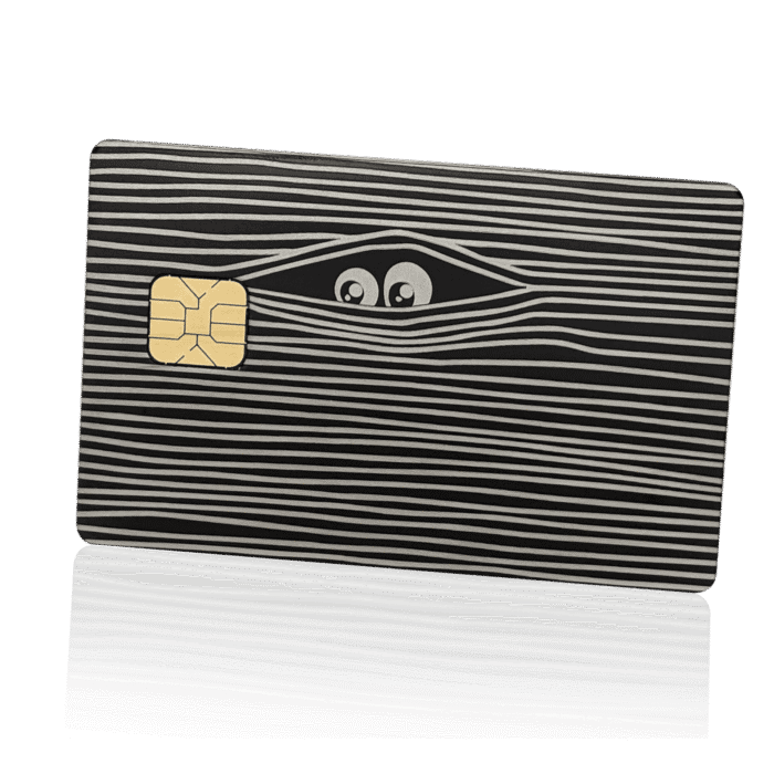 Premium Metal Cards & Custom Engraven Card Designs - Lion Card