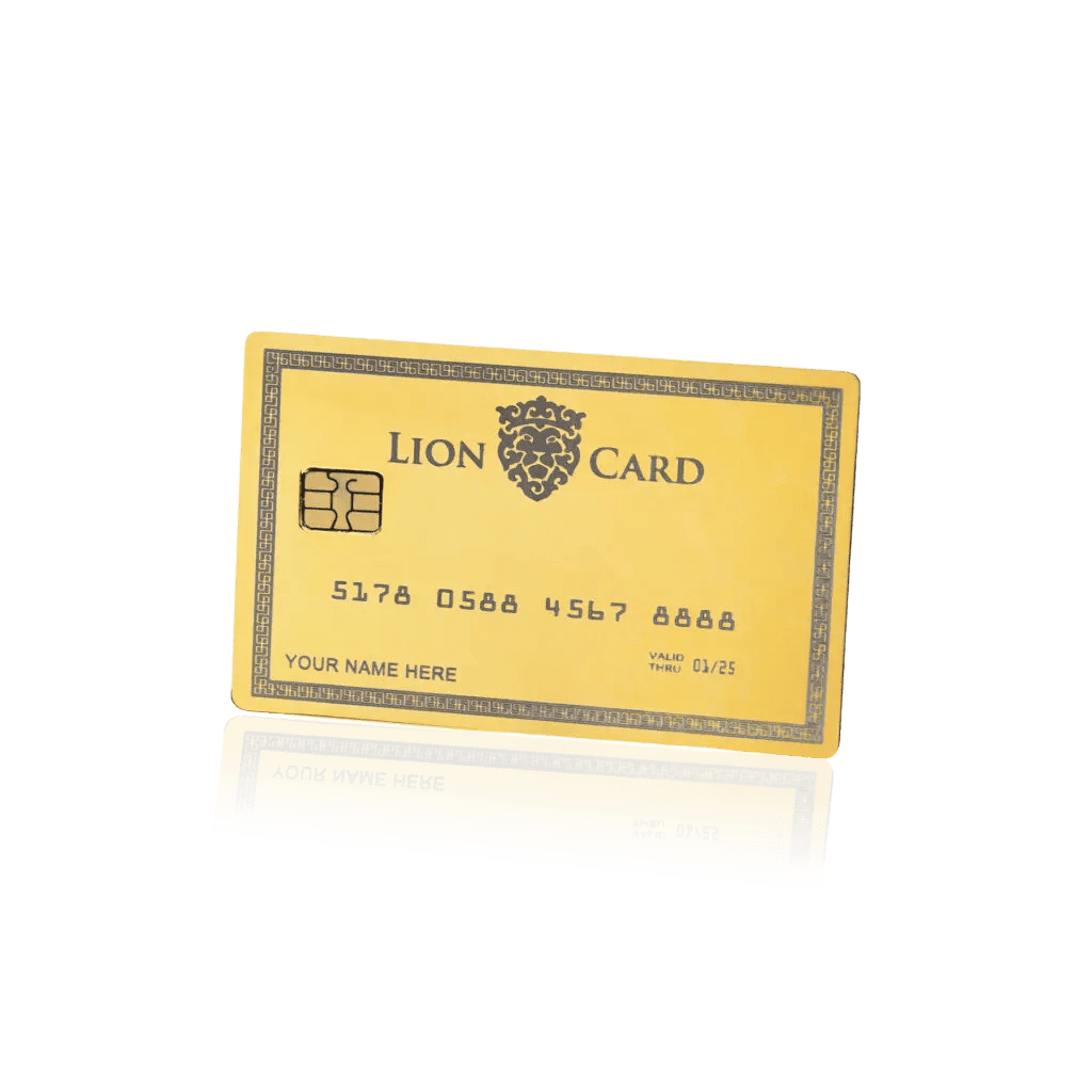 Lion (Horizontal) - Lion Card