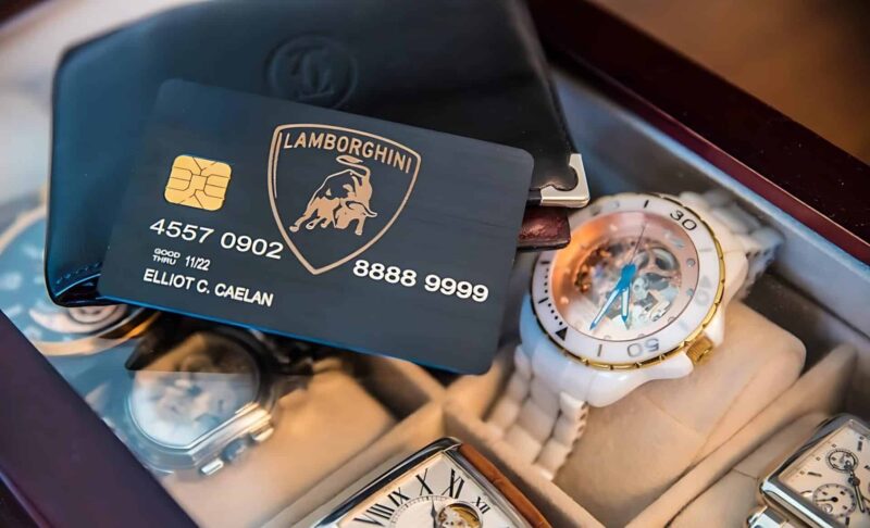 Premium Metal Cards & Custom Engraven Card Designs - Lion Card